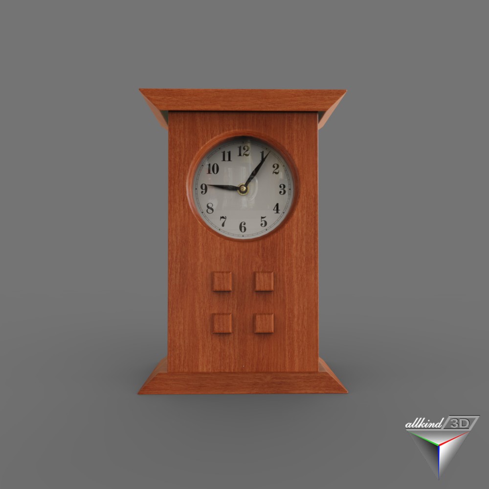 AllKind3D.com 3Dmodel clock Arts and Crafts DIY