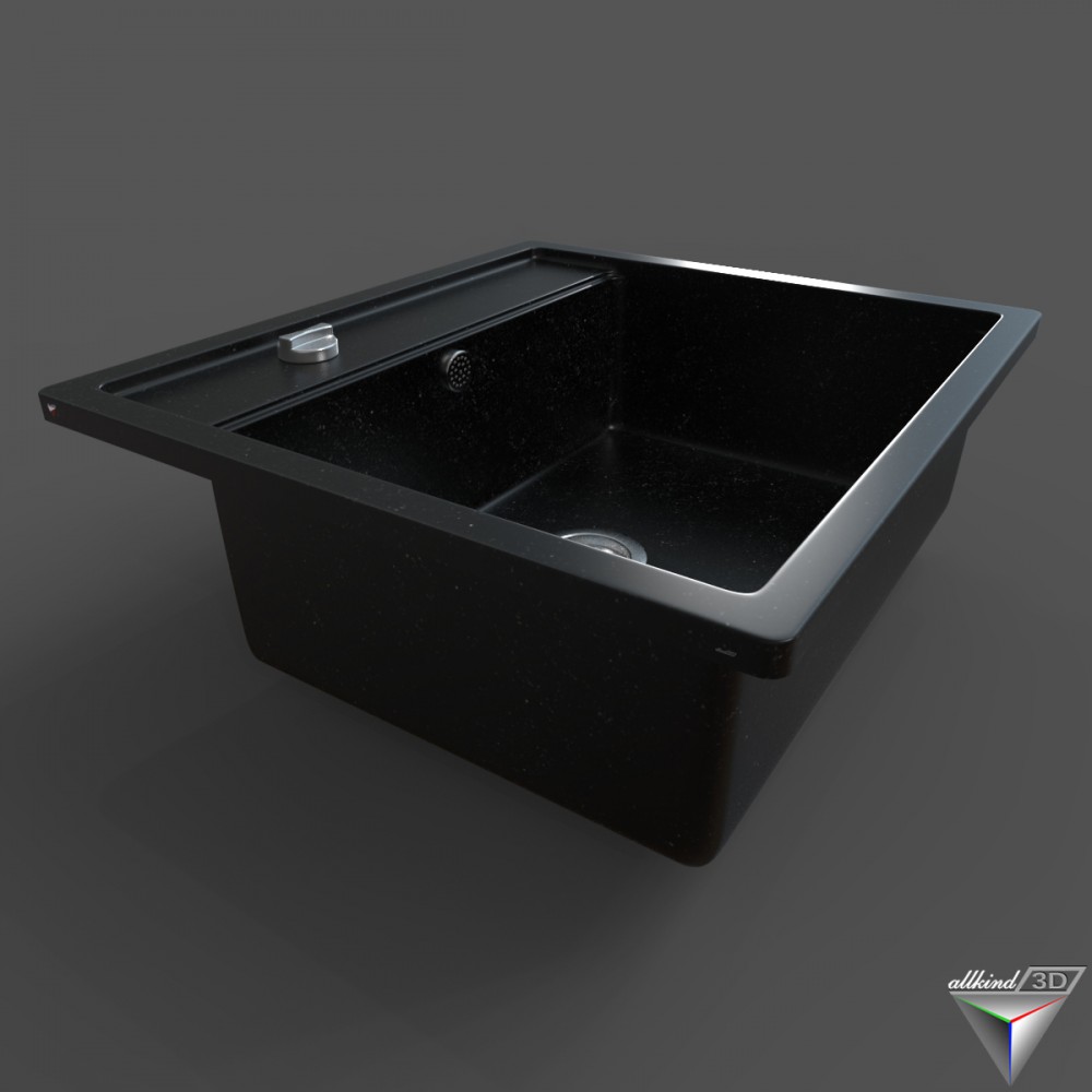 AllKind3D.com 3Dmodel kitchen sink Teka Menorca 60 S TG