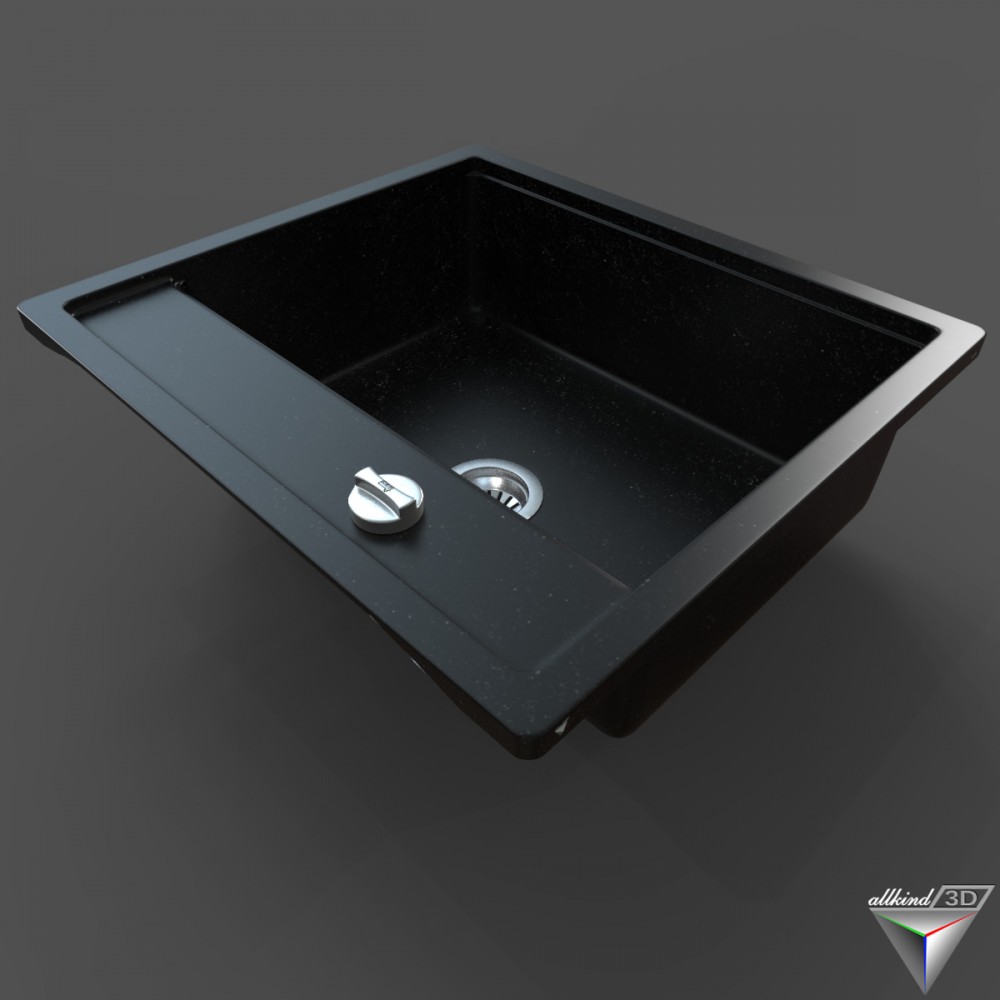 AllKind3D.com 3Dmodel kitchen sink Teka Menorca 60 S TG