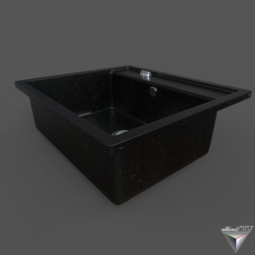 AllKind3D.com 3Dmodel kitchen sink Teka Menorca 60 S TG