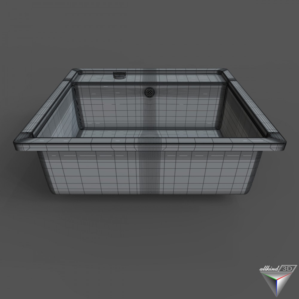 AllKind3D.com 3Dmodel kitchen sink Teka Menorca 60 S TG