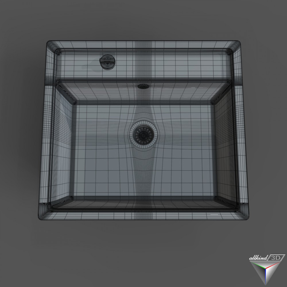 AllKind3D.com 3Dmodel kitchen sink Teka Menorca 60 S TG
