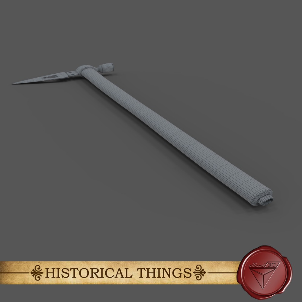 AllKind3D.com 3Dmodel axe Chief Red Cloud's Tomahawk Pohrt Collection ...